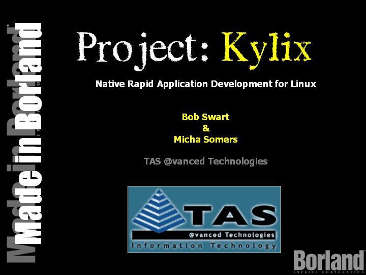 Dr.Bob Examines... #09: Project Kylix - Native Rapid Application ...