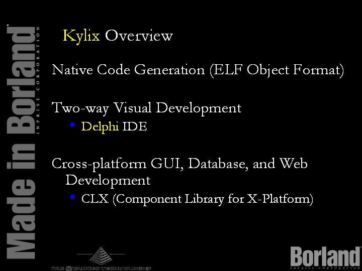 Dr.Bob Examines... #09: Project Kylix - Native Rapid Application ...